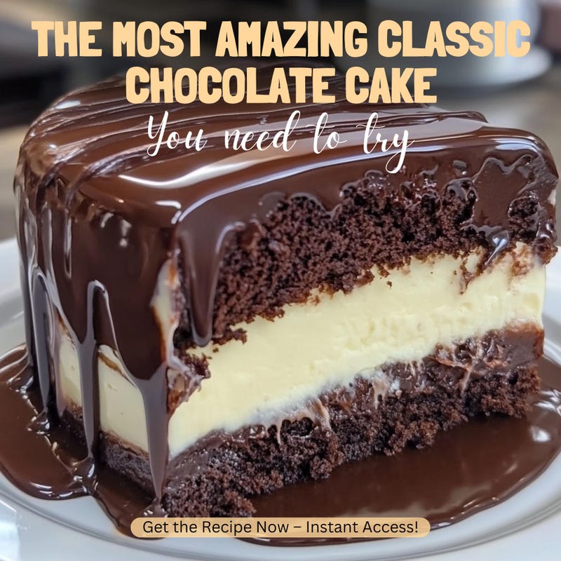 Classic Chocolate Cake Recipe - Etsy