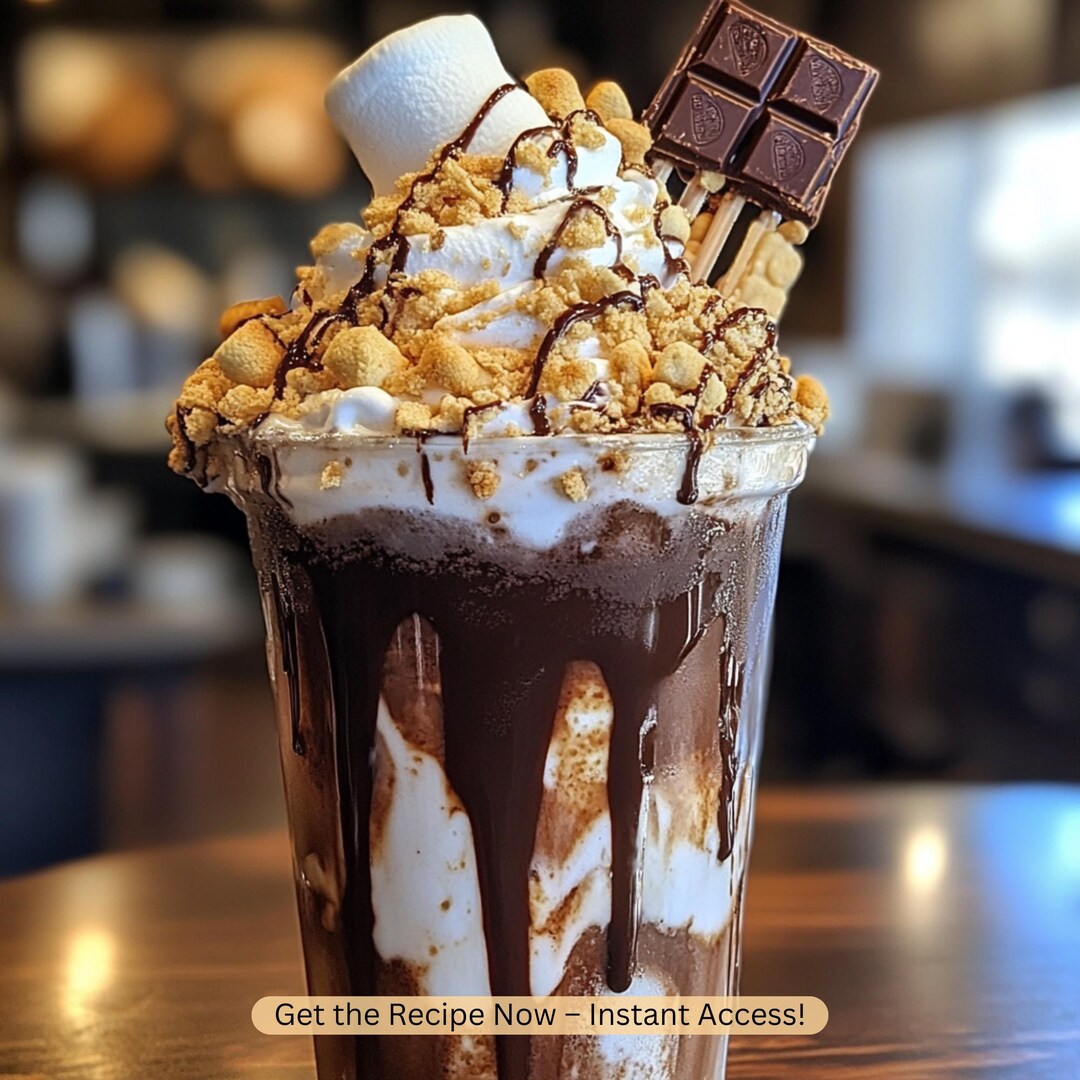 BEST RECIPE for Campfire S’mores Shake | Instant Download PDF | Creamy ...