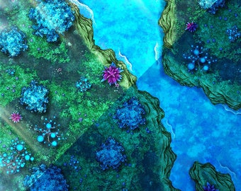 Neverlight Grove Battle Map, Dnd Battle Map, D&D, Battlemap, Dungeons ...