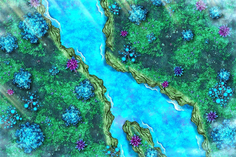 Fae Forest Battle Map, Dnd Battle Map, D&D, Battlemap, Dungeons and ...