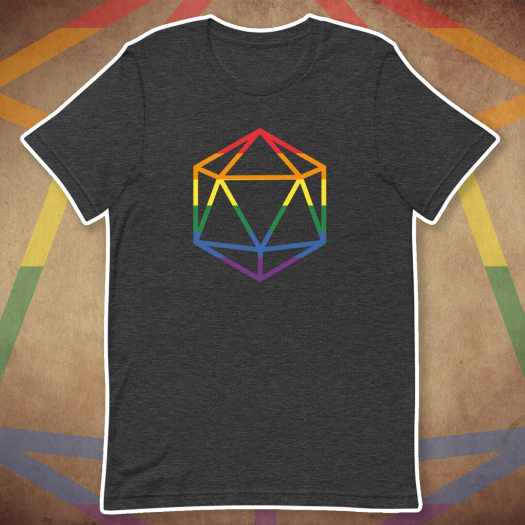 Dungeons and Dragons LGBTQIA+ Pride Gift T-shirt, D&D T-shirt, Geeky ...