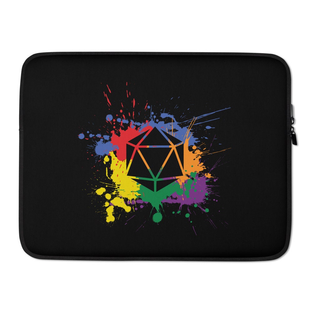 Dungeons and Dragons LGBTQIA Pride Gift Laptop Sleeve, D&D Laptop ...