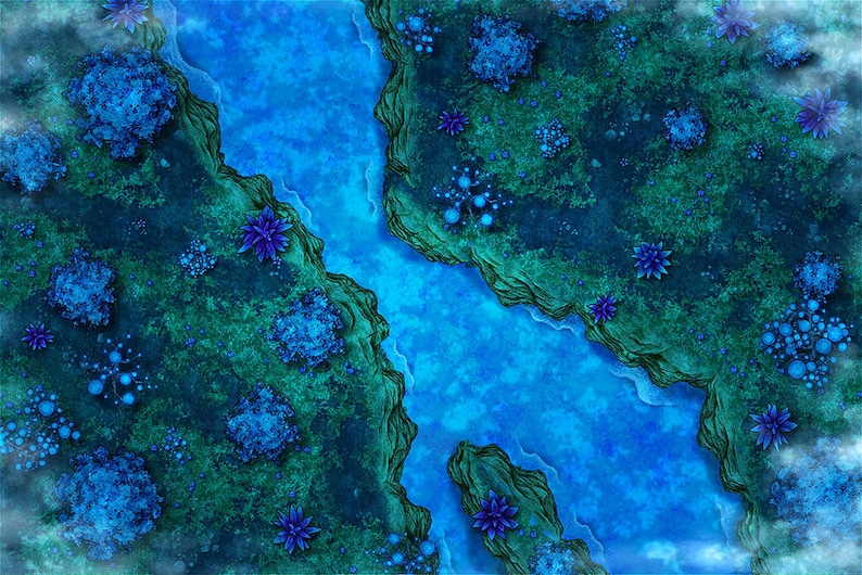 Fae Forest Battle Map, Dnd Battle Map, D&D, Battlemap, Dungeons and ...