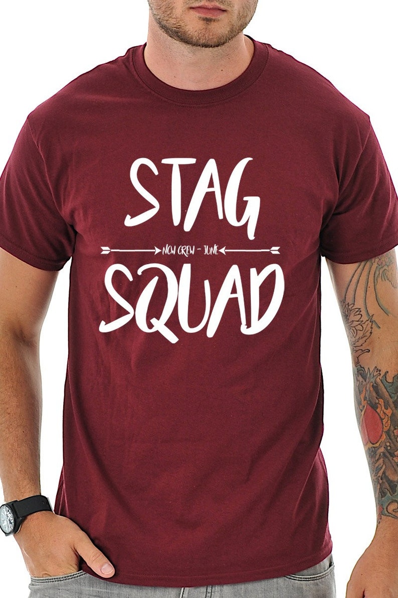 Personalised Stag Party T Shirts Etsy