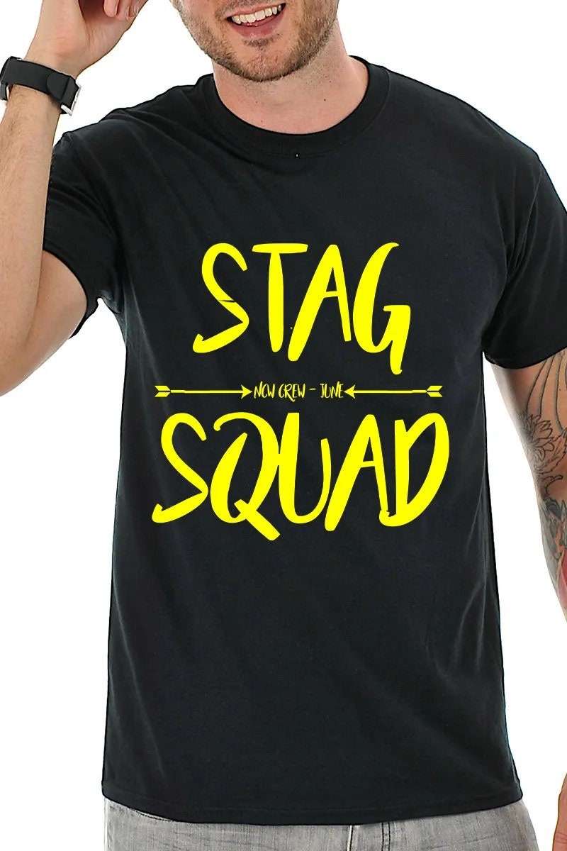 Personalised Stag Party T Shirts Etsy