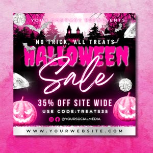 Halloween 4X Bundle Flyer, DIY Flyer Template Design, October Booking ...