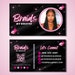Hair Braiding Business Card, DIY Marketing Cards Design, Braids ...