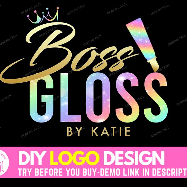 Lip Gloss Logos - Etsy