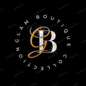 Boutique Logo, DIY Gold Logo Design Template, Hair Logo, Fashion Logo ...