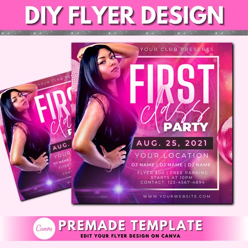 Event Flyer DJ Flyer Template Club Flyer Party Invite - Etsy