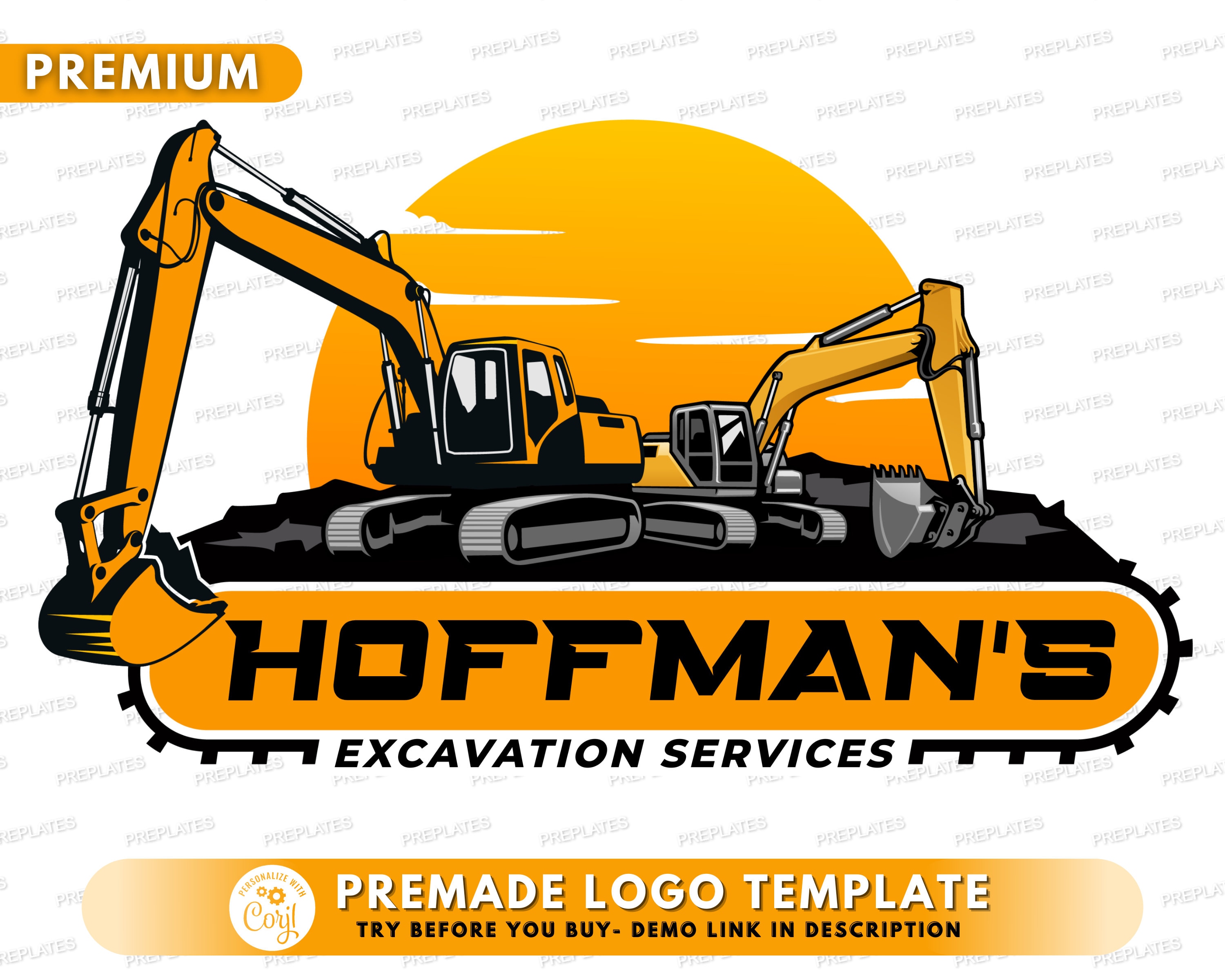 Construction Equipment Logos