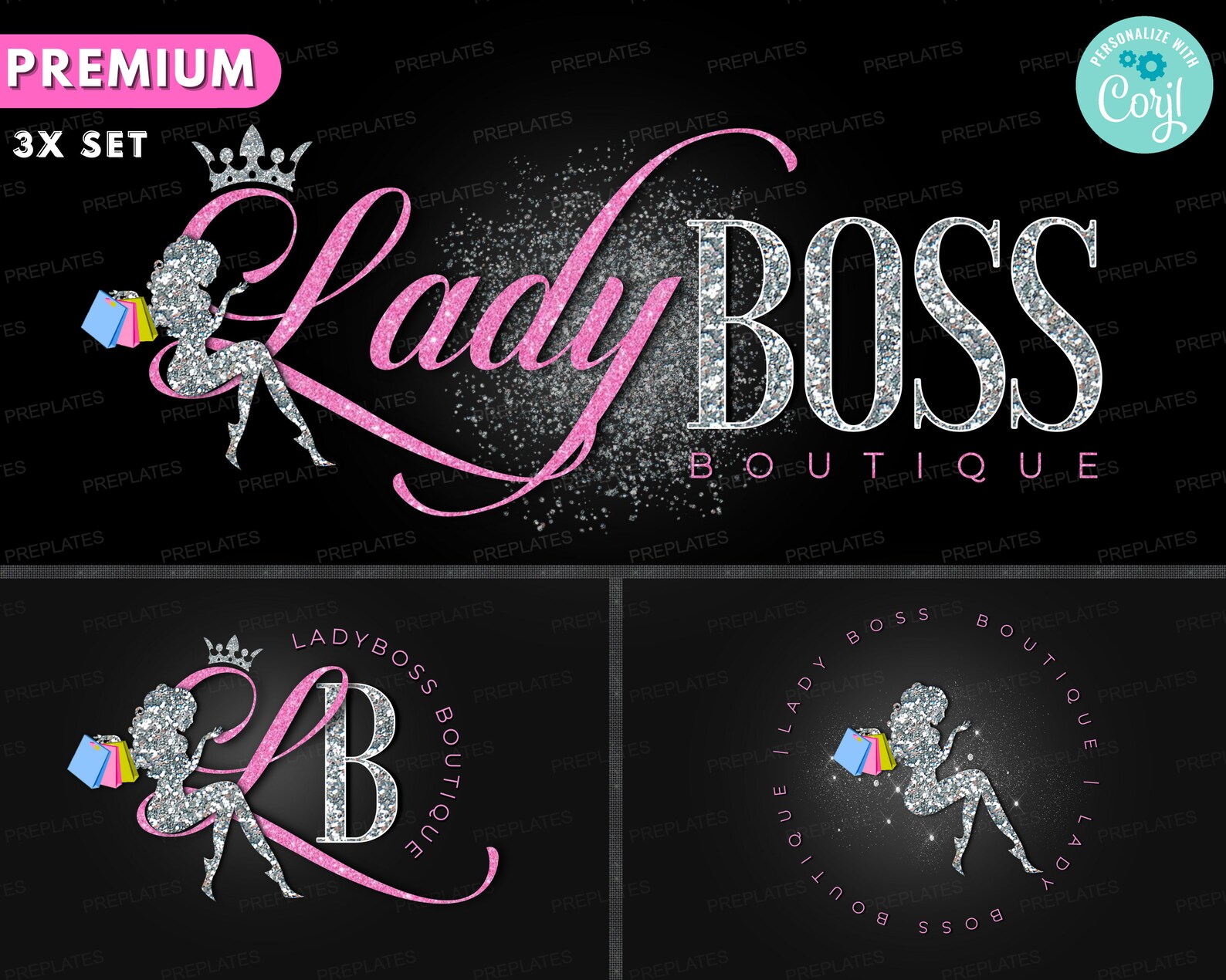Boutique Logo DIY Logo Design Template Fashion Logo Beauty - Etsy