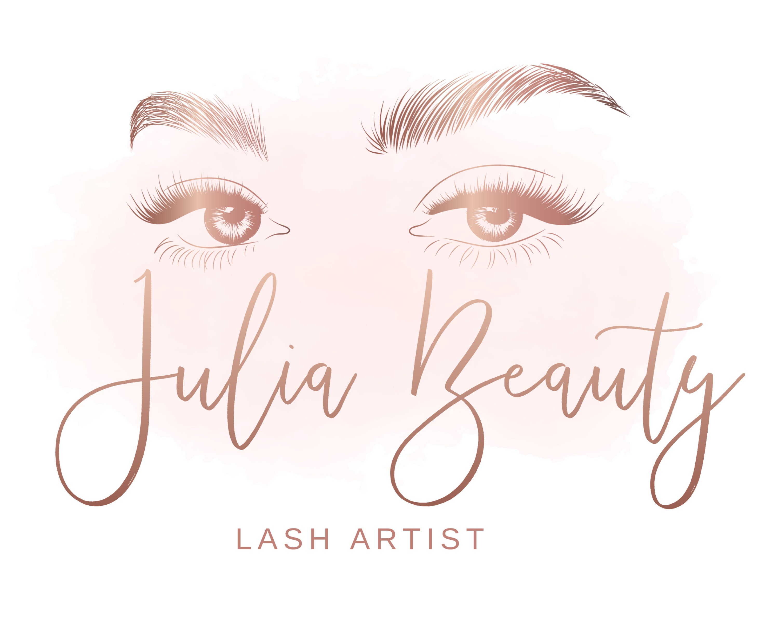 Lash Logo DIY Logo Design Template Beauty Logo Eyelashes - Etsy