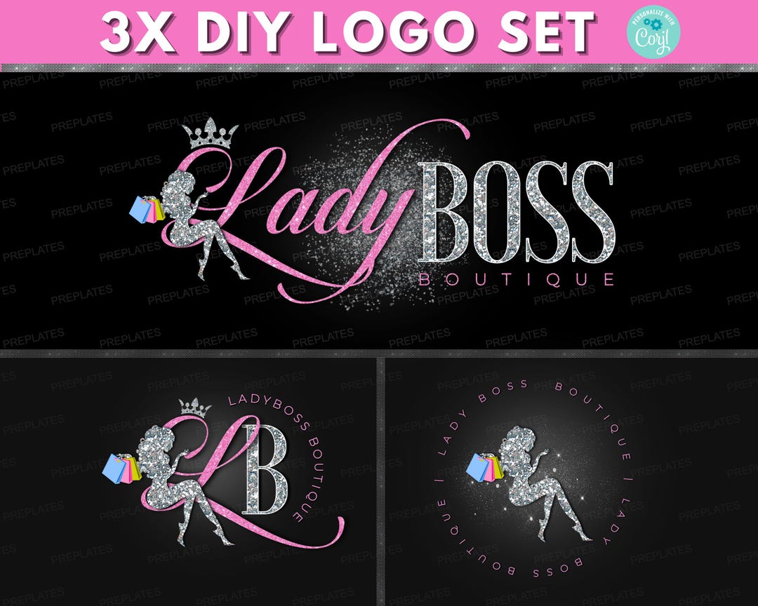 Boutique Logo, DIY Logo Design Template, Fashion Logo, Beauty Retail ...