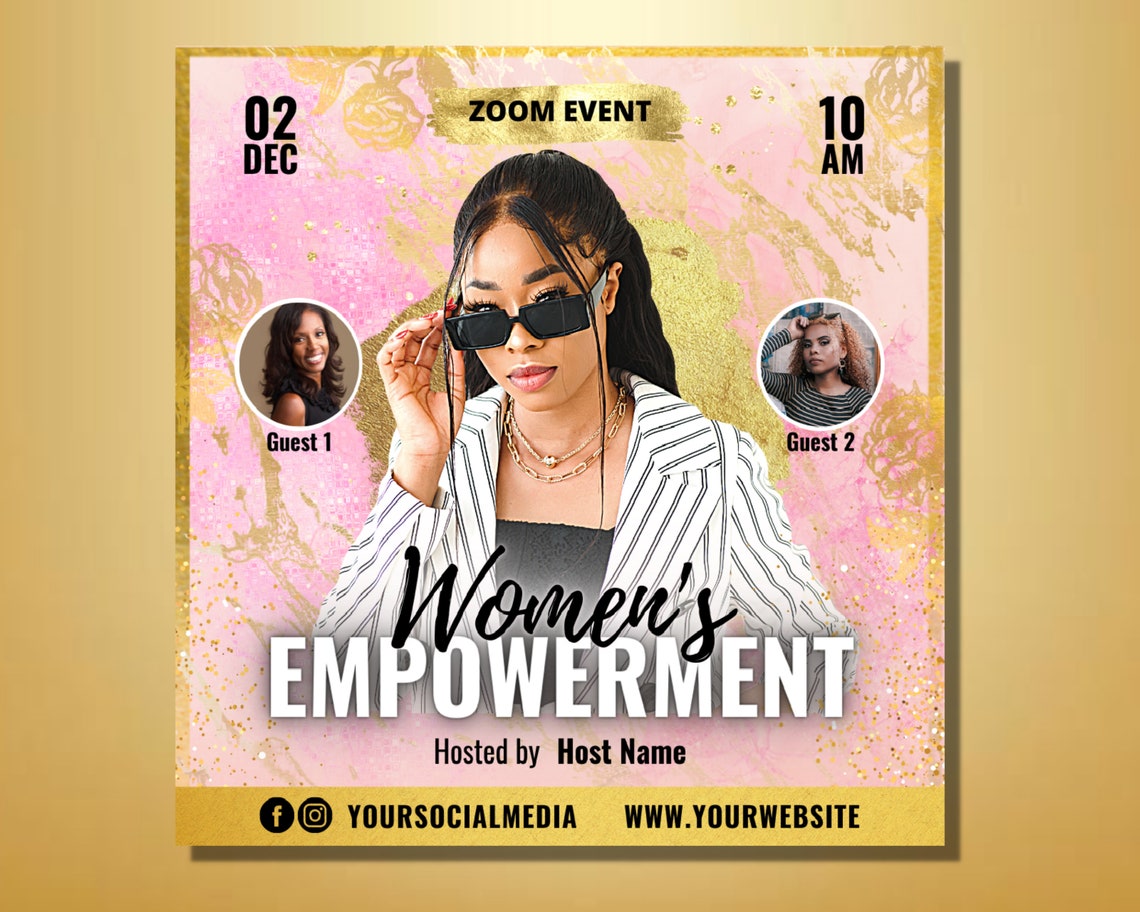 Empowerment Flyer Women Conference Flyer Event Flyer - Etsy