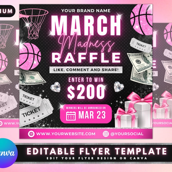 Free Raffle Ticket Template - Etsy
