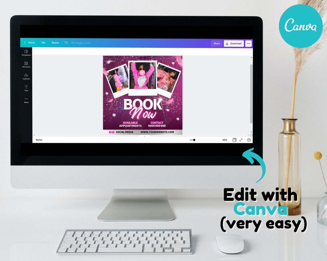 Book Now Flyer DIY Flyer Template Design Appointments Flyer - Etsy