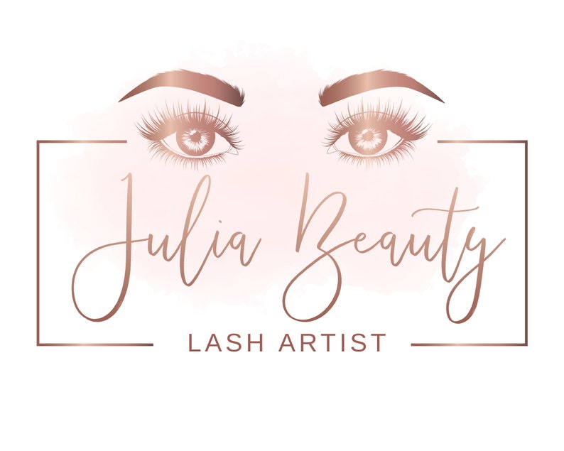 Lash Logo, DIY Logo Design Template, Beauty Logo, Eyelashes Logo ...