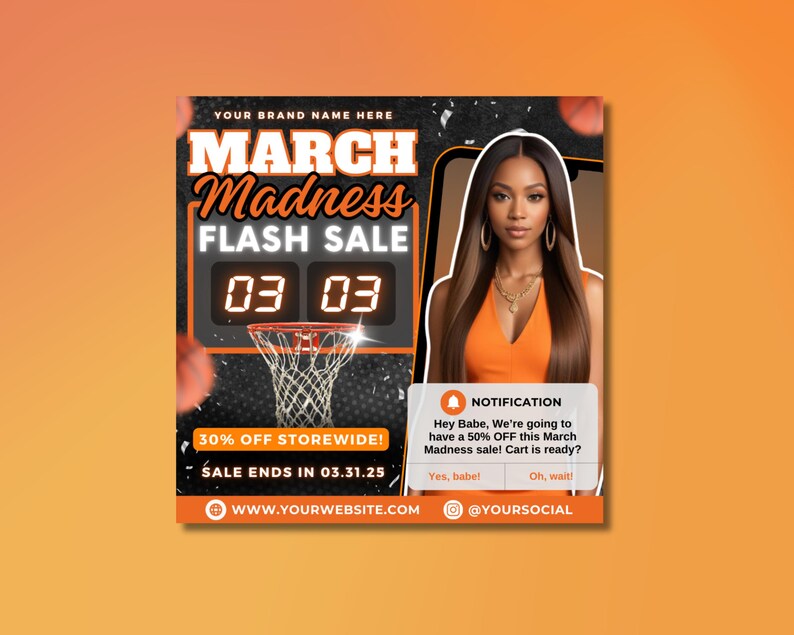 4X March Bookings Bundle Flyer, DIY Flyer Template Design, March ...