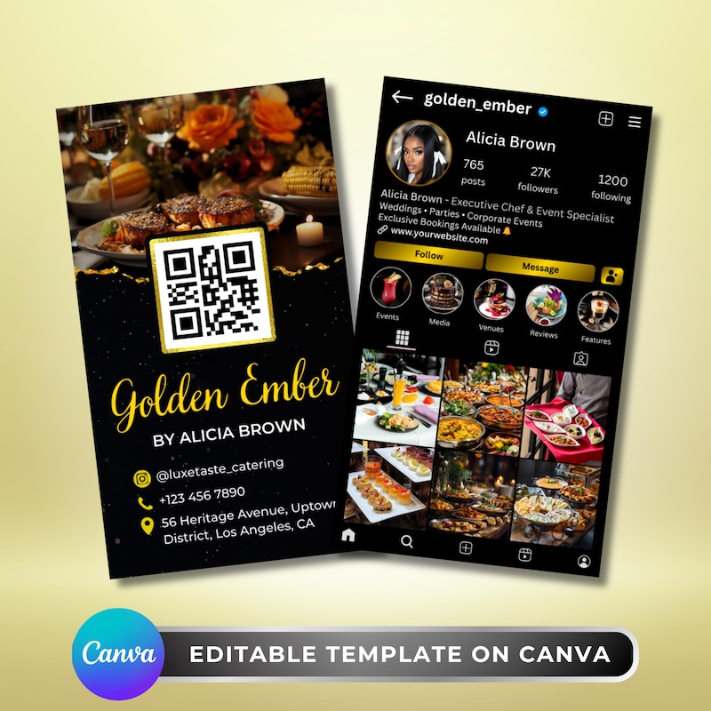 Catering Qr Code - Etsy