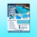 Pool Cleaning Service Flyer, DIY Flyer Template Design, Swimming Pool ...