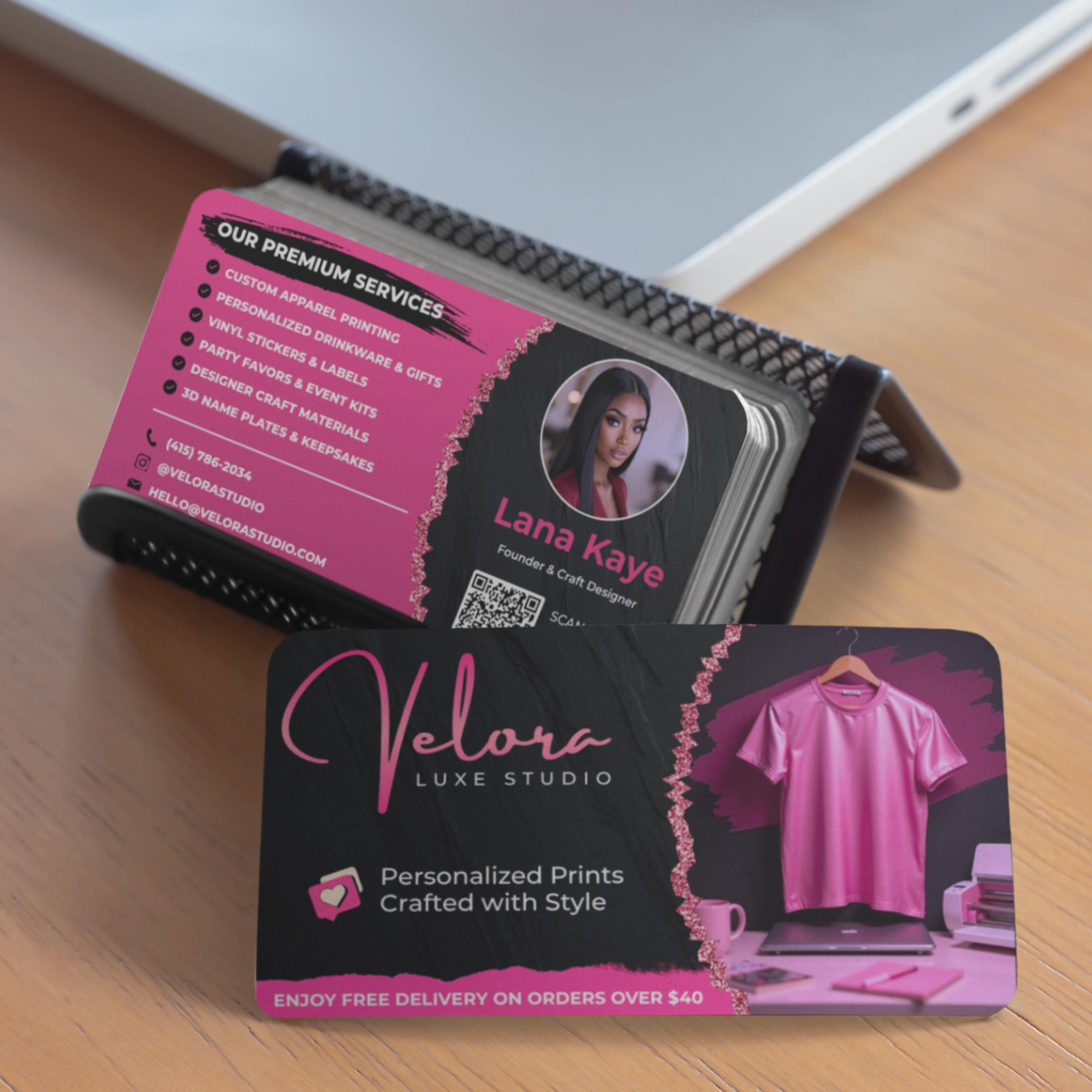 Craft Business Card: Branding Template for Crafters, Handmade Shops ...