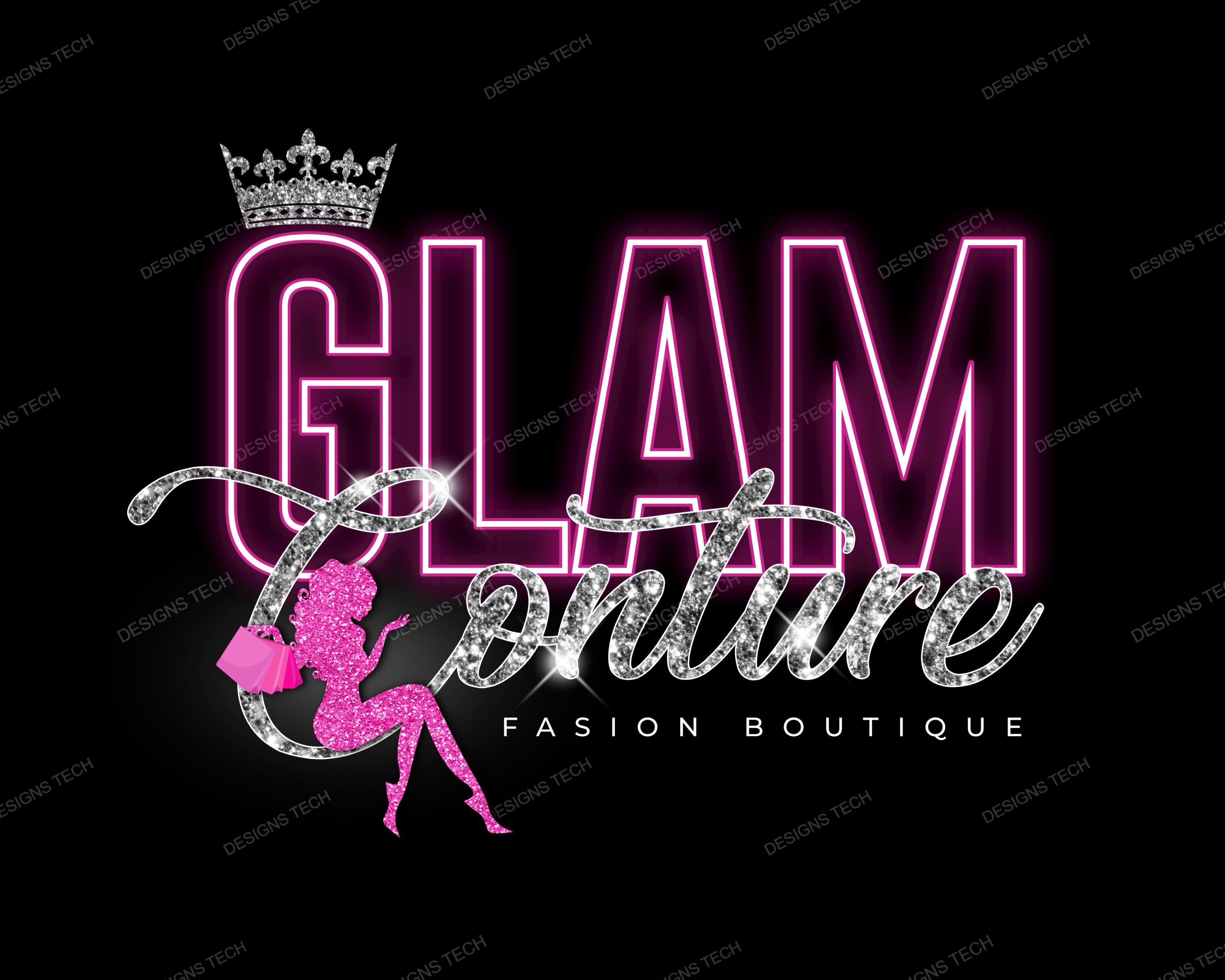 Boutique Logo DIY Logo Design Template Beauty Logo Fashion - Etsy