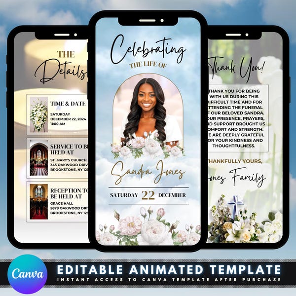 Memorial Service - Etsy