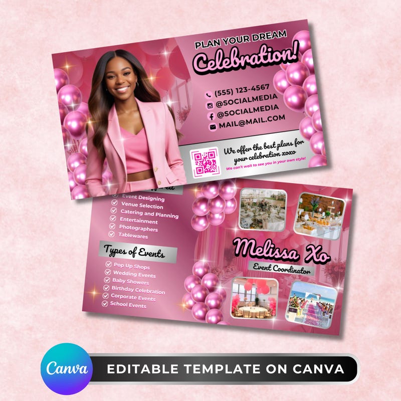 Event Planner Card - Etsy