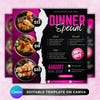 Printable Weekly Specials Flyer Template Editable Menu Flyer Restaurant ...