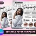 Lash Extension Training Flyer, DIY Flyer Template Design, Eyelashes ...