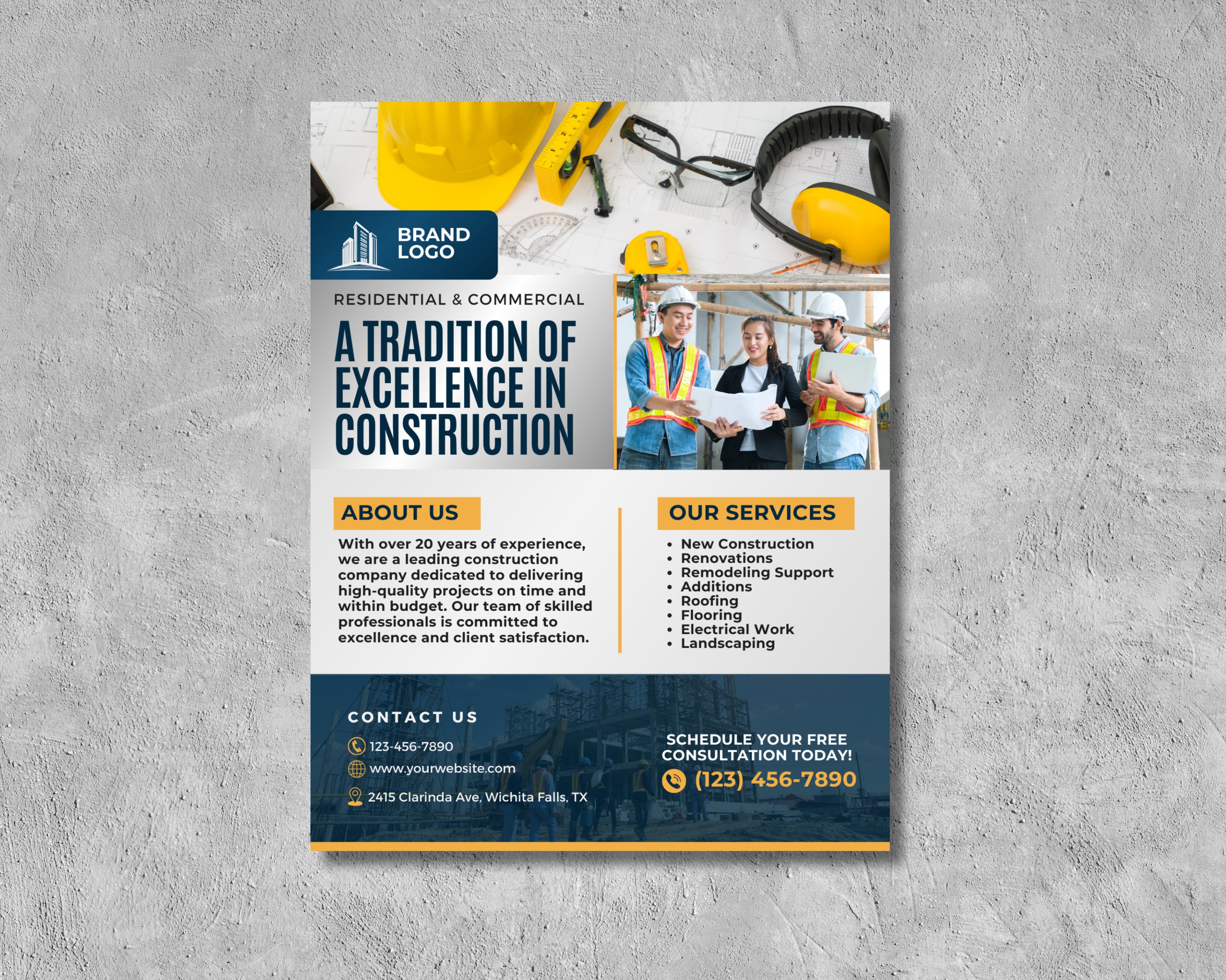 Construction Flyer Examples