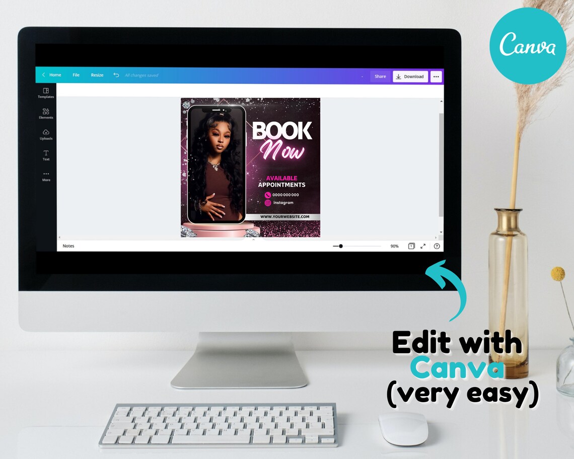 Book Now Flyer DIY Flyer Template Design Appointments Flyer - Etsy