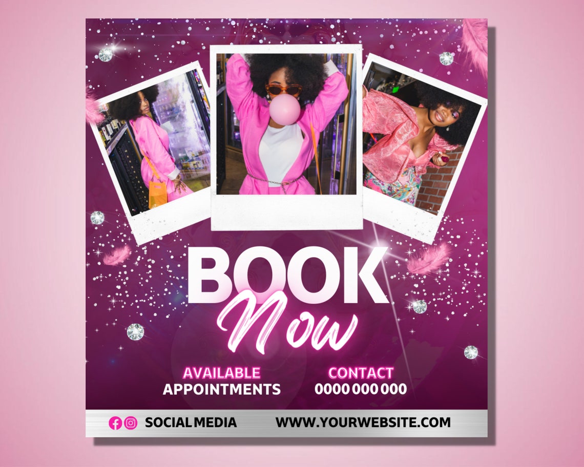 Book Now Flyer DIY Flyer Template Design Appointments Flyer - Etsy