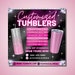 Customized Tumblers Flyer, DIY Flyer Template Design, Custom Printed ...