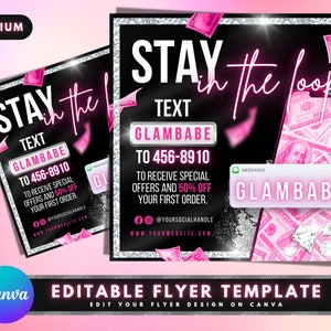 Text Alert Flyer, DIY Flyer Template Design, Promotion Flyer, Sale ...