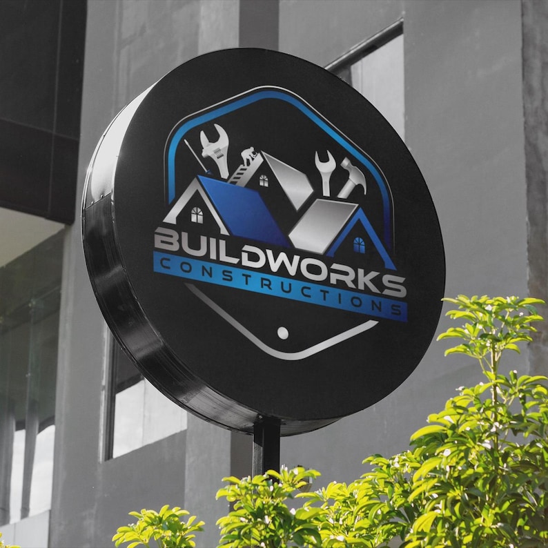 Construction Logo Template: Contractor, Builder & Handyman Branding ...