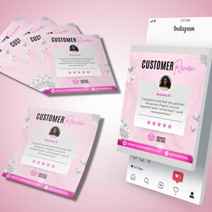 Customer Review Flyer, DIY Flyer Template Design, Customer Feedback ...