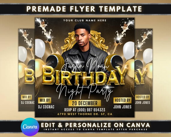 Birthday Bash Club Flyer 15 Best Birthday Party Flyer Templates PSD