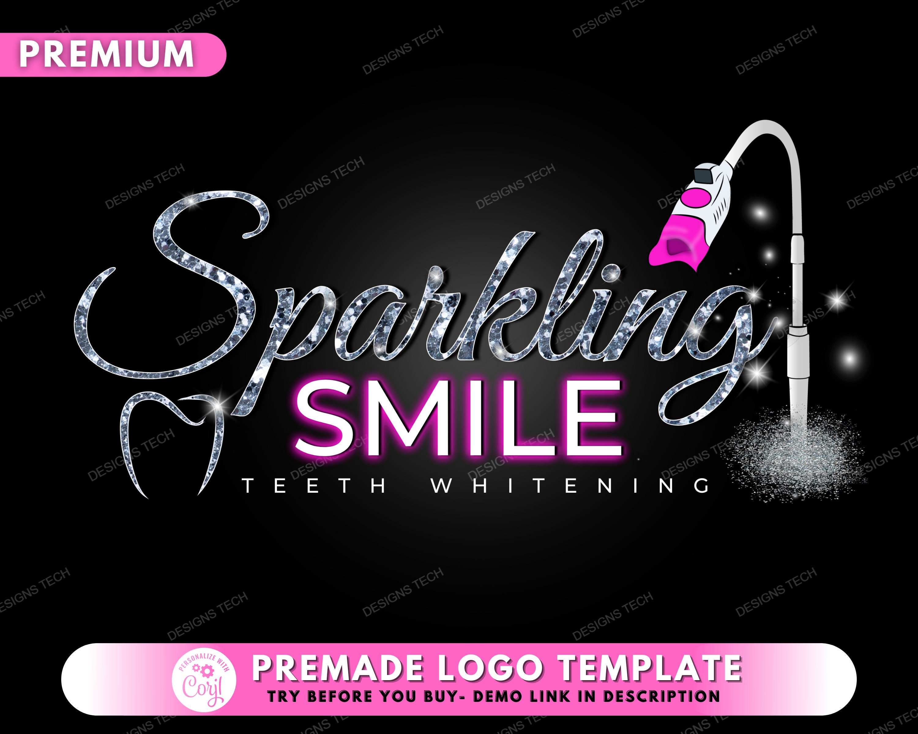 Clean Teeth Logo - Etsy