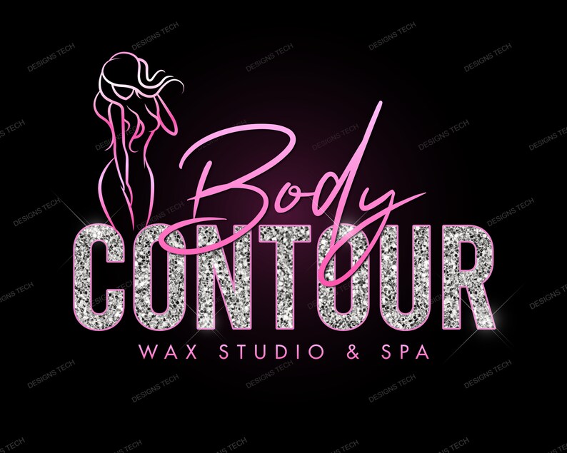 Body Contour Logo DIY Logo Design Template Body Sculpting - Etsy