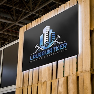 Renovation Logo, DIY Logo Design Template, Construction Logo, Building ...