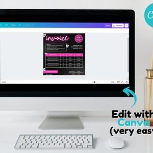 Beauty Business Invoice, DIY Invoice Template Design, Sales Invoice ...