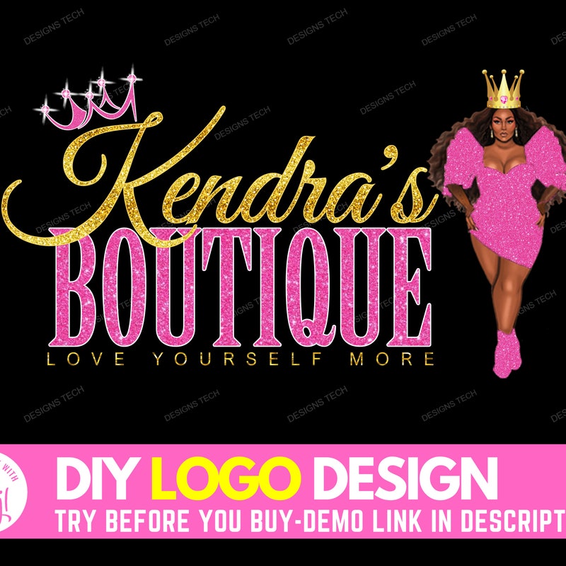 Black Girl Logo - Etsy