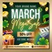March Sale Flyer, DIY Flyer Template Design, St Patricks Day Flyer ...