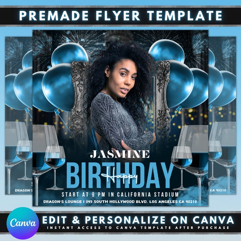 Blue Birthday Party - Etsy