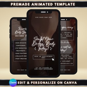 Animated Body Contouring Treatments, DIY Template Design, Body ...