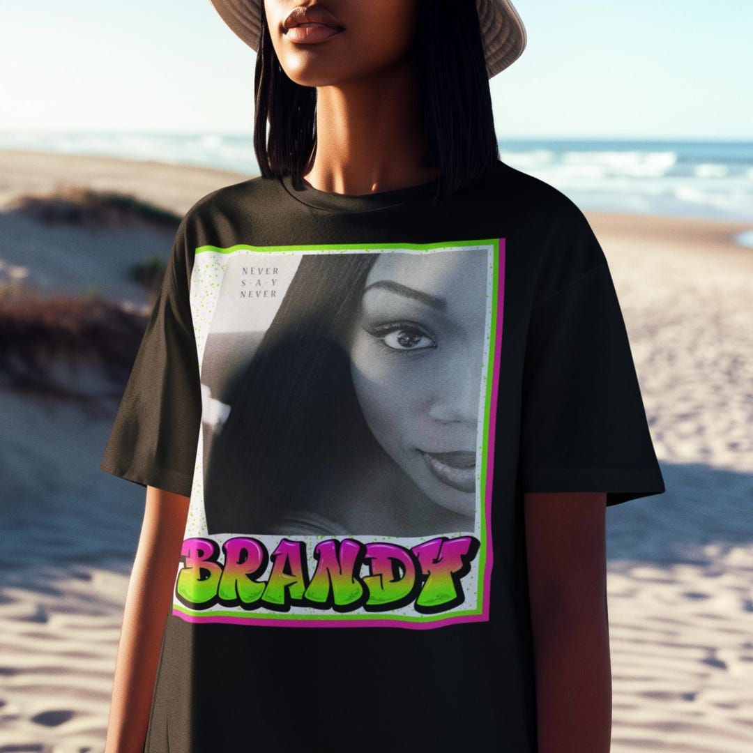 R&B Icon Brandy 90s Inspired 'never Say Never' Album Tee - Unisex ...