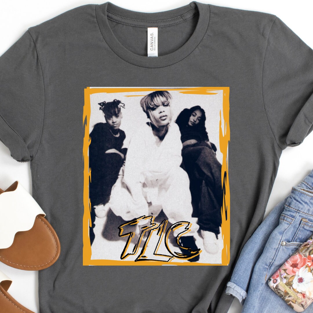 Exclusive TLC Tee | Rare Black White TLC Girl Group Shirt | 90s Vintage ...