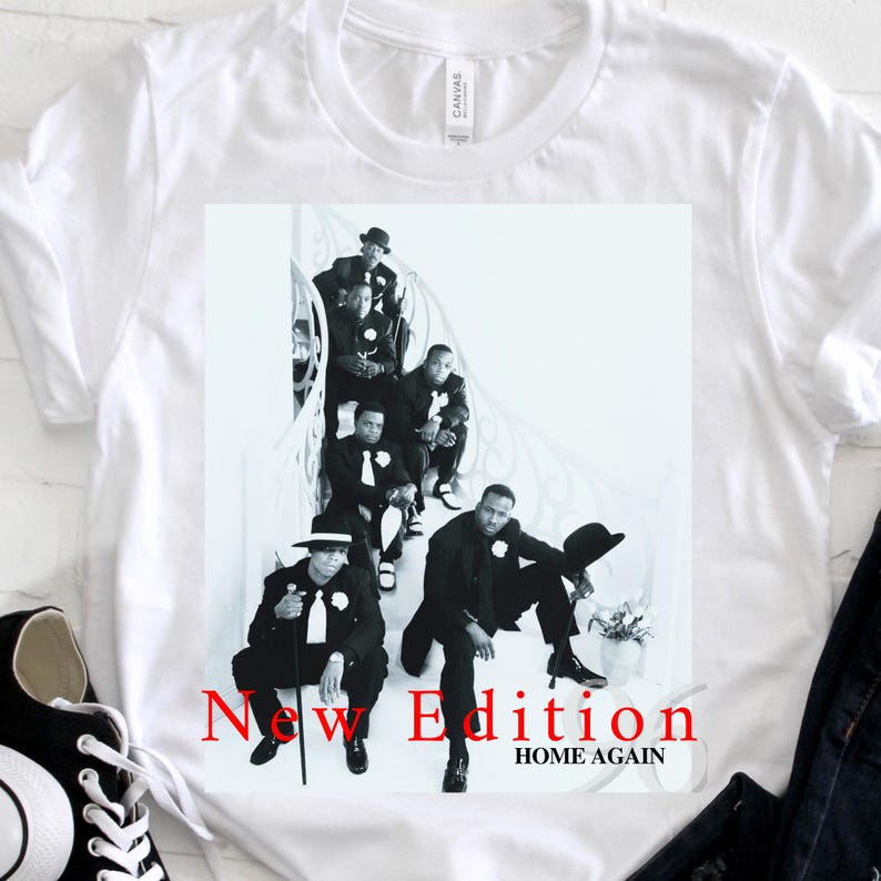 New Edition 1996 Tee | Exclusive New Edition Home Again Tshirt | Ronnie ...